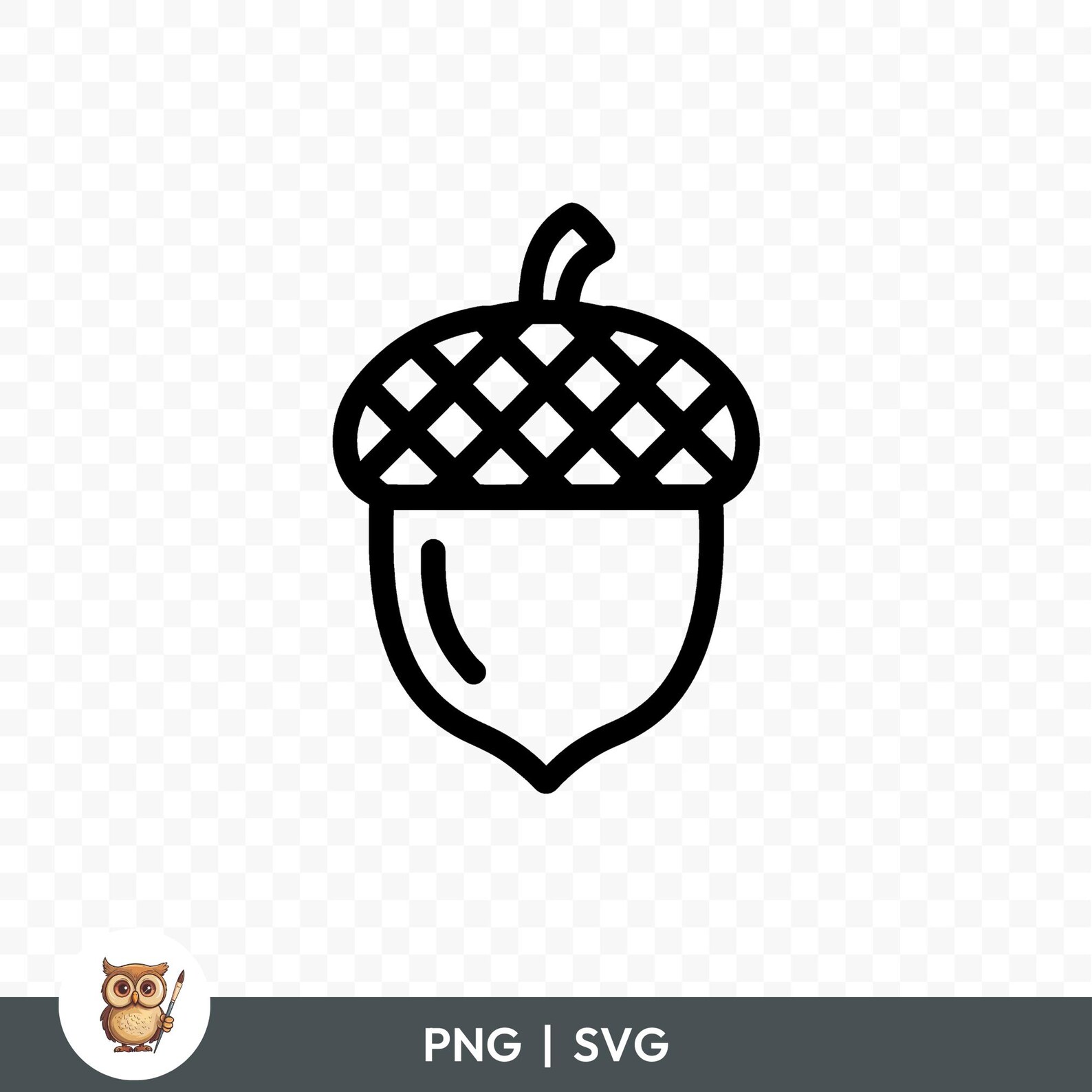 Acorn SVG Bundle, Acorn Clipart, 15 Acorn Cut Files for Cricut, PNG and ...