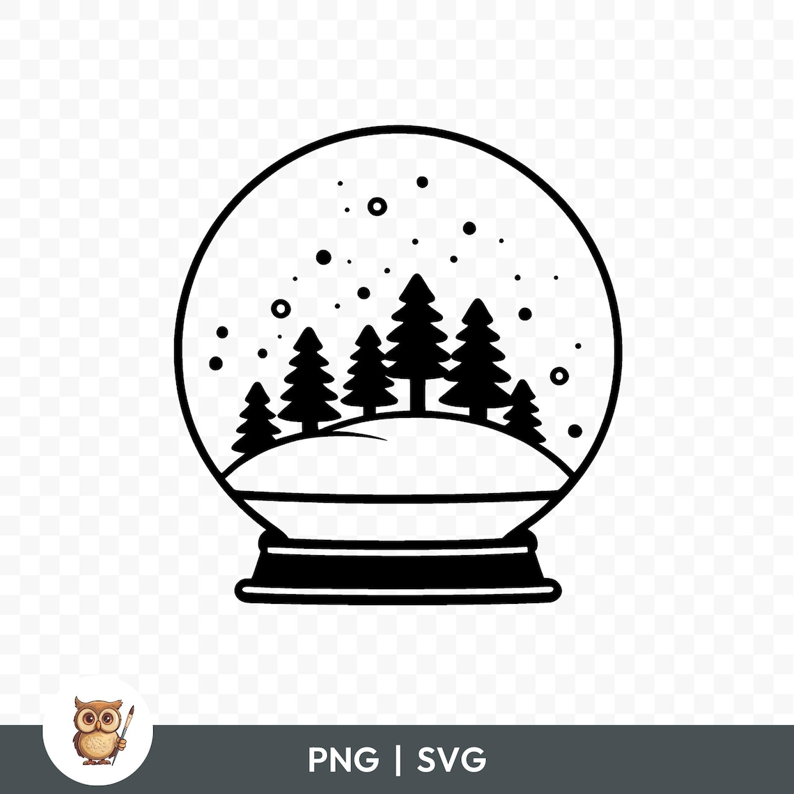 Snow Globe SVG Bundle, Snow Globe Clipart, 15 Snow Globe Cut Files for ...
