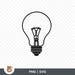 Light Bulb SVG Bundle, Light Bulbs Clipart, 15 Light Bulb Cut Files for ...