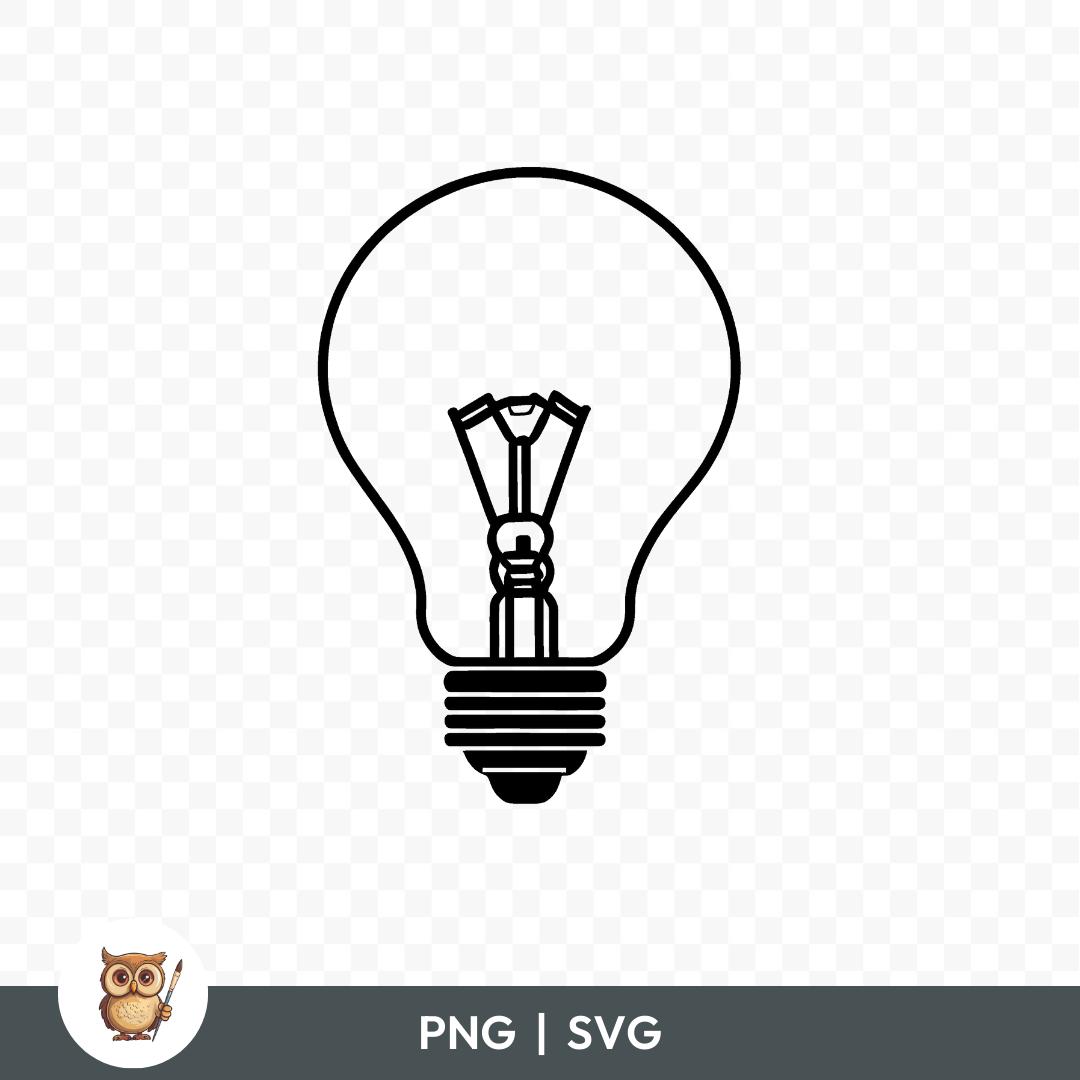 Light Bulb SVG Bundle, Light Bulbs Clipart, 15 Light Bulb Cut Files for ...
