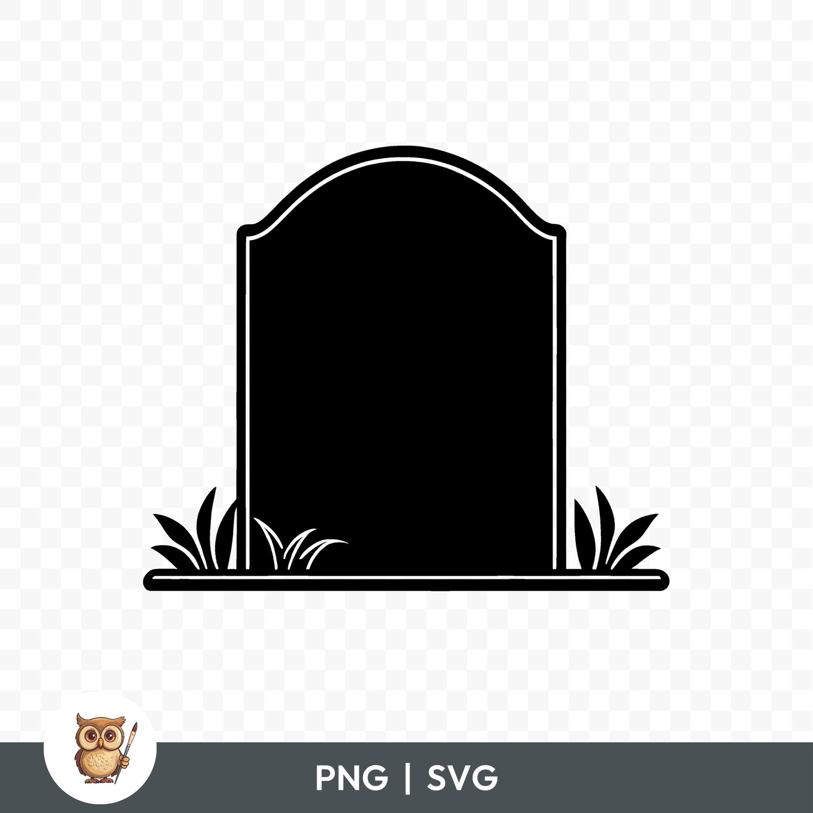 Gravestone Silhouette SVG Bundle, Tombstone Clipart, 15 Grave Cut Files ...