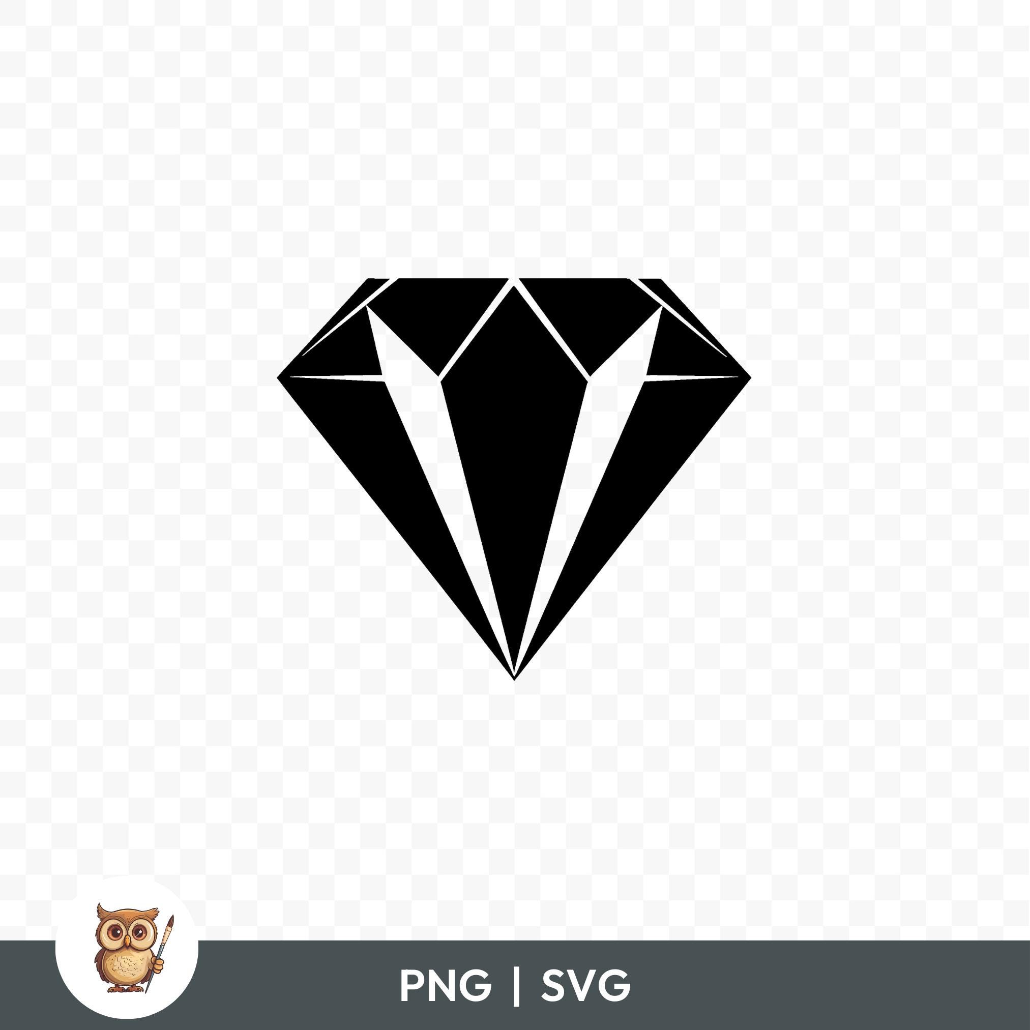 Diamond SVG Bundle, Diamond Stone Clipart, 15 Diamond Gem Cut Files for ...