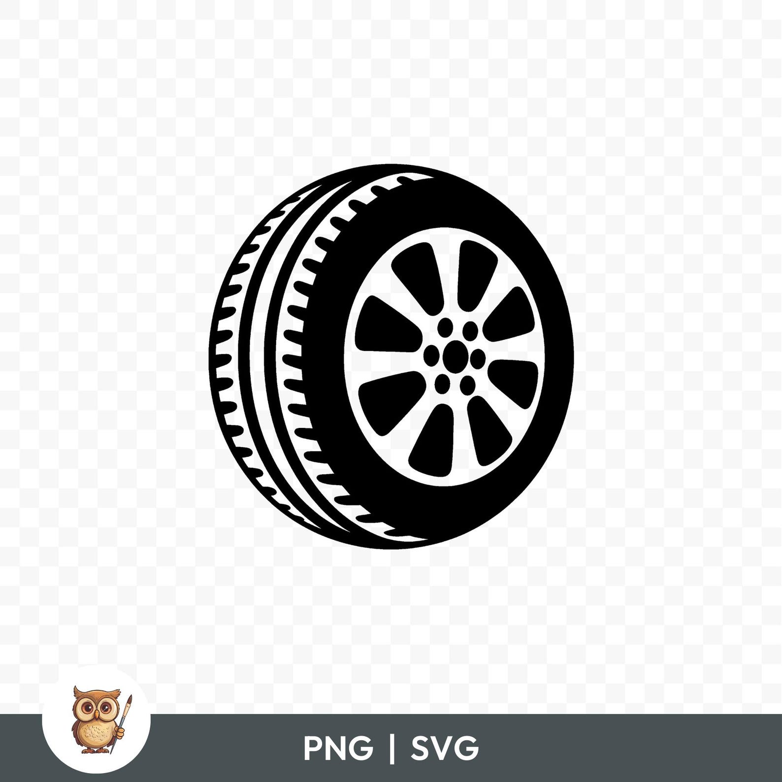 Car Tyre SVG Bundle, Tyre Clipart, 15 Car Tyre Cut Files for Cricut ...