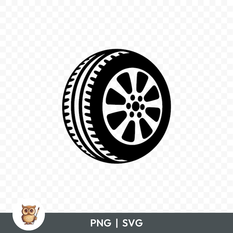 Car Tyre SVG Bundle, Tyre Clipart, 15 Car Tyre Cut Files for Cricut ...
