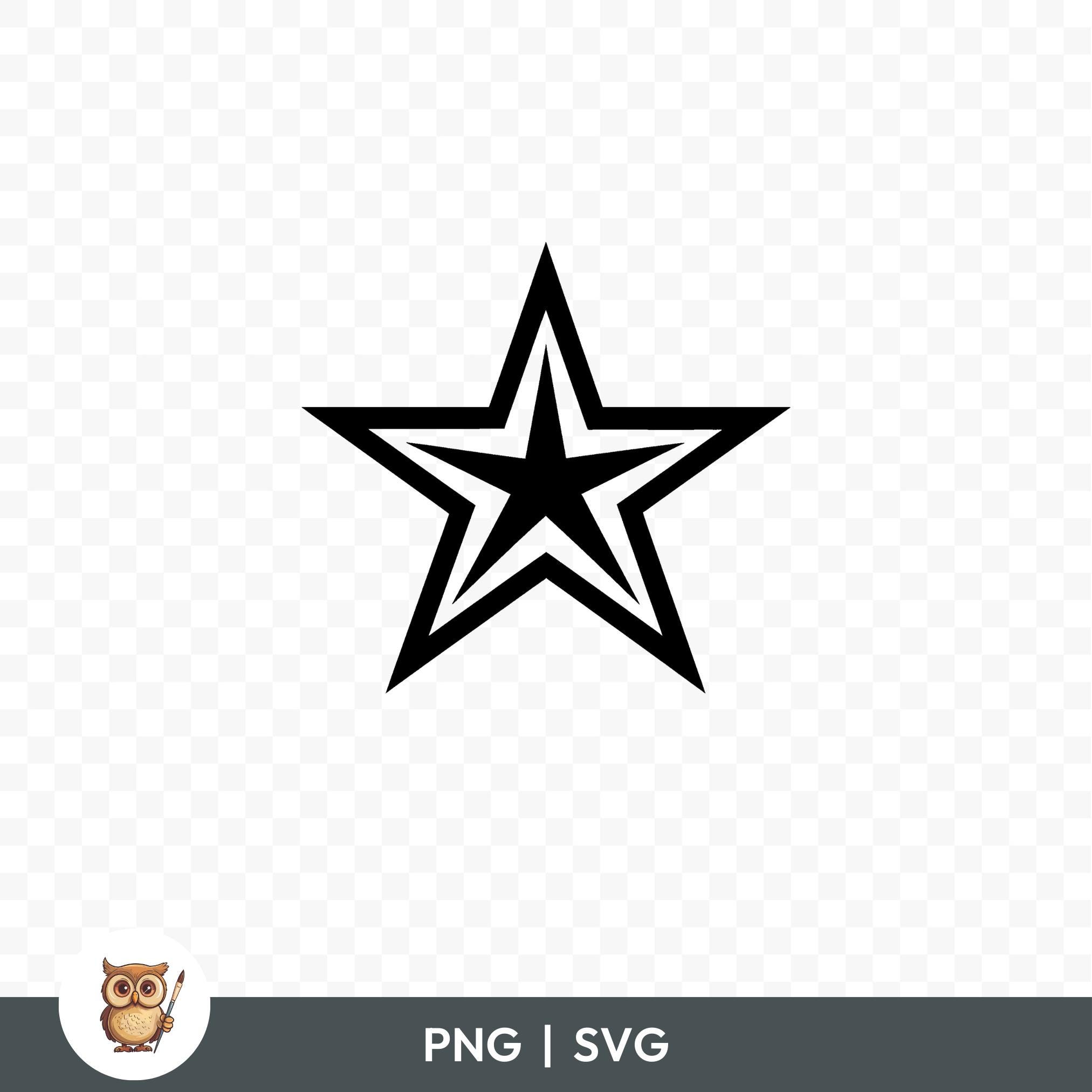 Star Outline SVG Bundle, Simple Star Clipart, 15 Star Cut Files for ...
