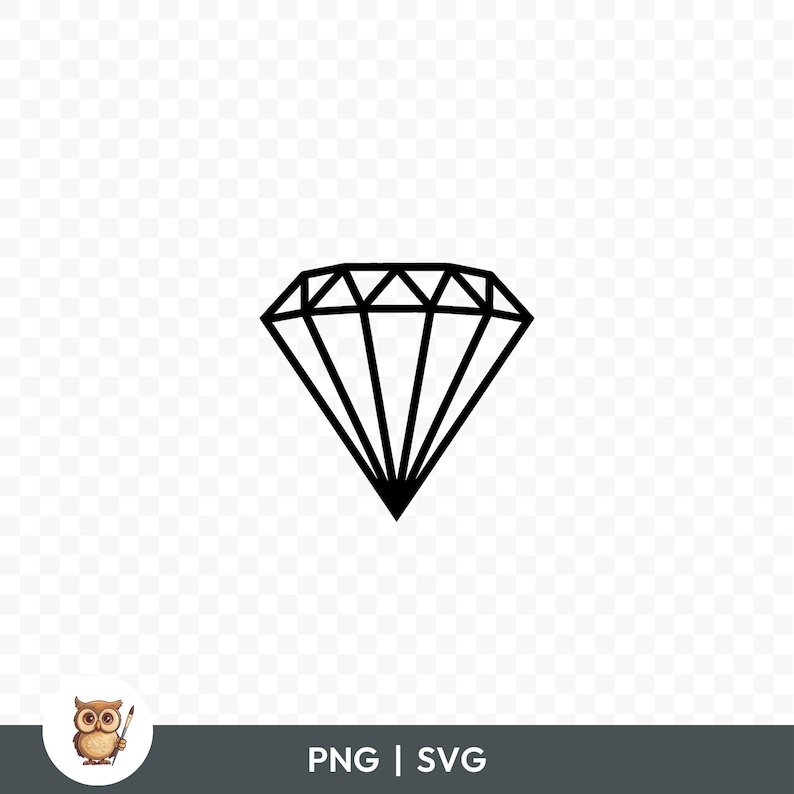 Diamond SVG Bundle, Diamond Stone Clipart, 15 Diamond Gem Cut Files for ...