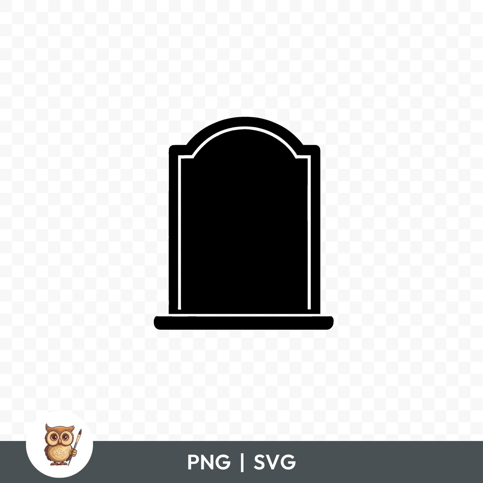 Gravestone Silhouette SVG Bundle, Tombstone Clipart, 15 Grave Cut Files ...