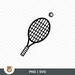 Tennis Racket SVG Bundle, Tennis Racket Clipart, 15 Tennis Racket Cut ...