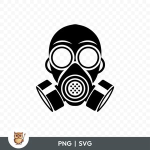 Gas Mask SVG Bundle, Gas Mask Clipart, 15 Gas Mask Cut Files for Cricut ...