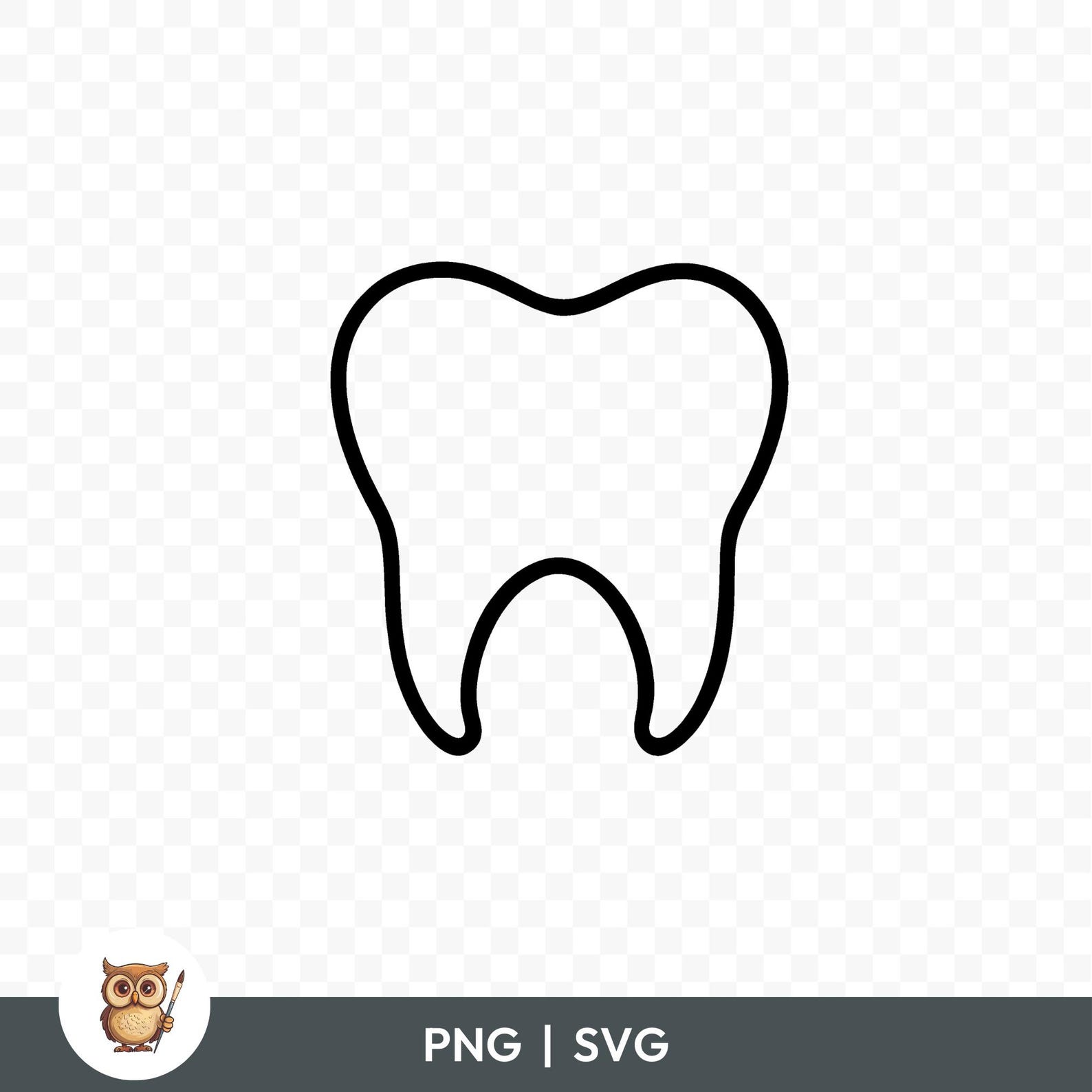 Tooth SVG Bundle, Teeth Clipart, 15 Tooth Cut Files for Cricut, PNG and ...