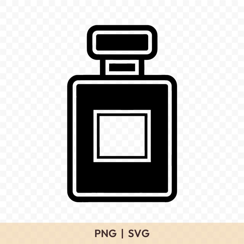 Perfume Bottle SVG: Cut File for Cricut, Silhouette, Digital Download ...
