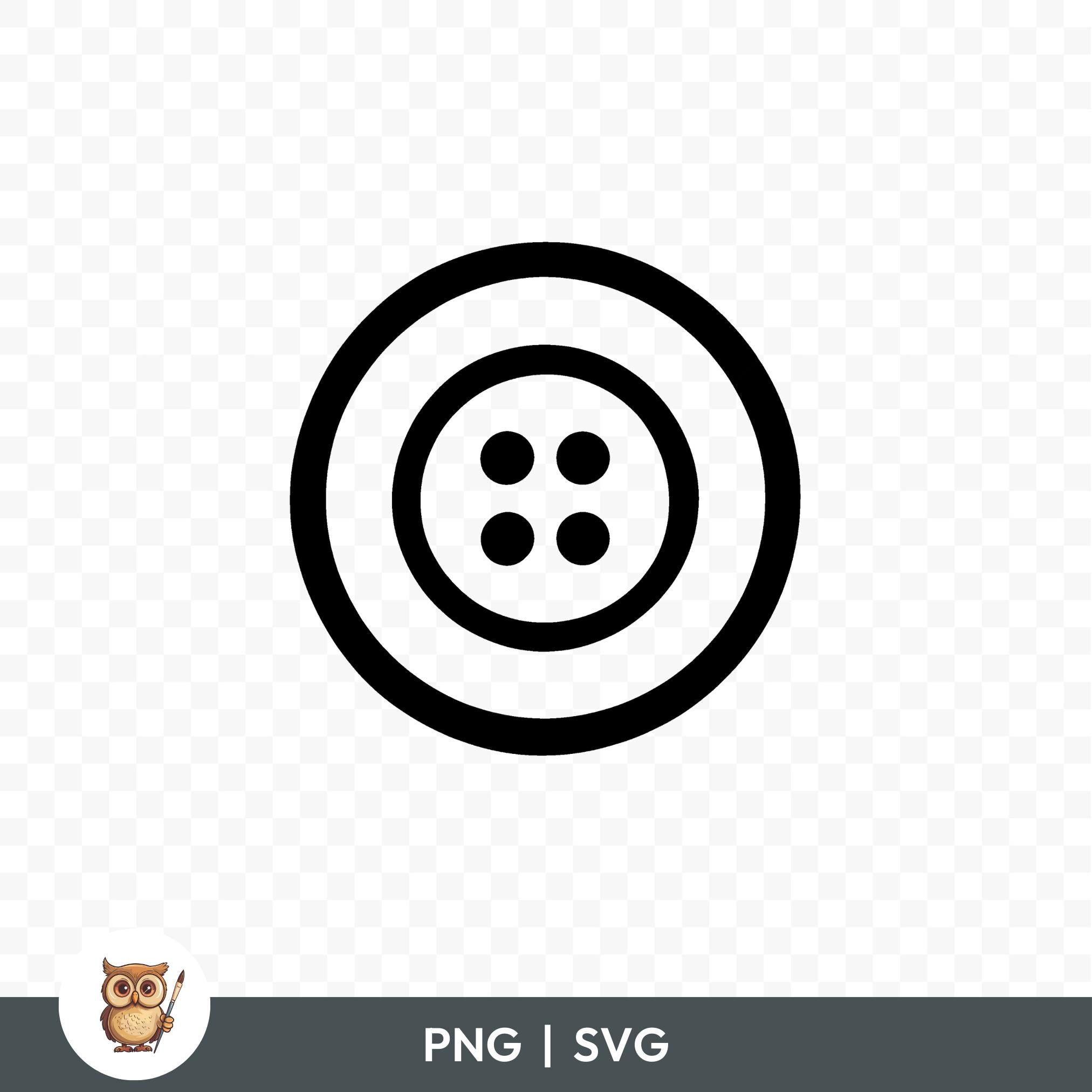 Sewing Buttons SVG Bundle, Buttons Clipart, 15 Button Cut Files for ...