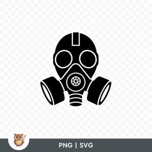 Gas Mask SVG Bundle, Gas Mask Clipart, 15 Gas Mask Cut Files for Cricut ...