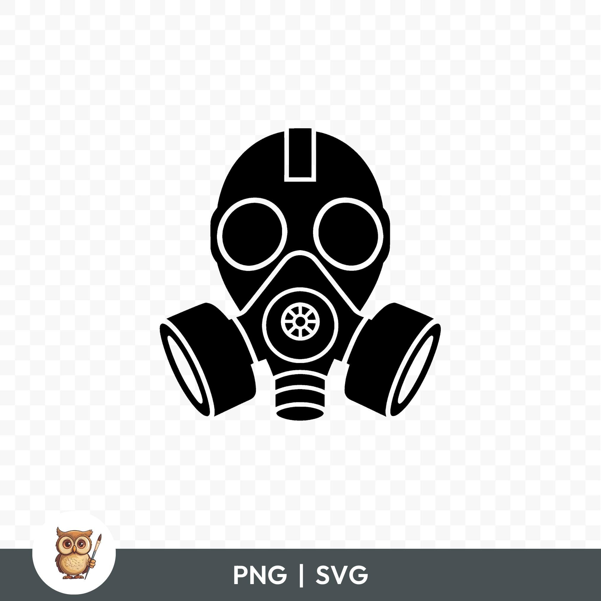 Gas Mask SVG Bundle, Gas Mask Clipart, 15 Gas Mask Cut Files for Cricut ...