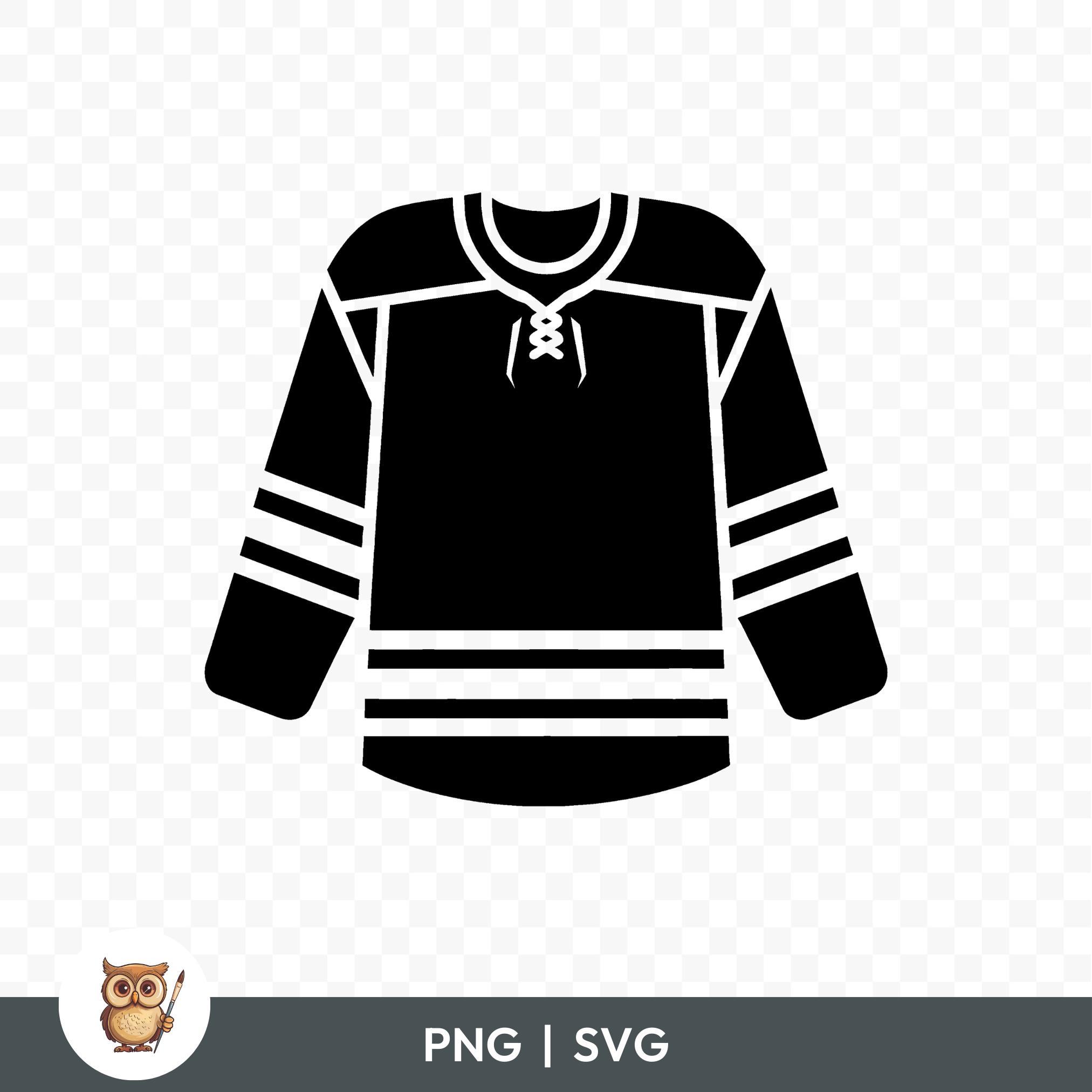 Hockey Jersey Silhouette SVG Bundle, Hockey Jersey Clipart, 15 Hockey ...