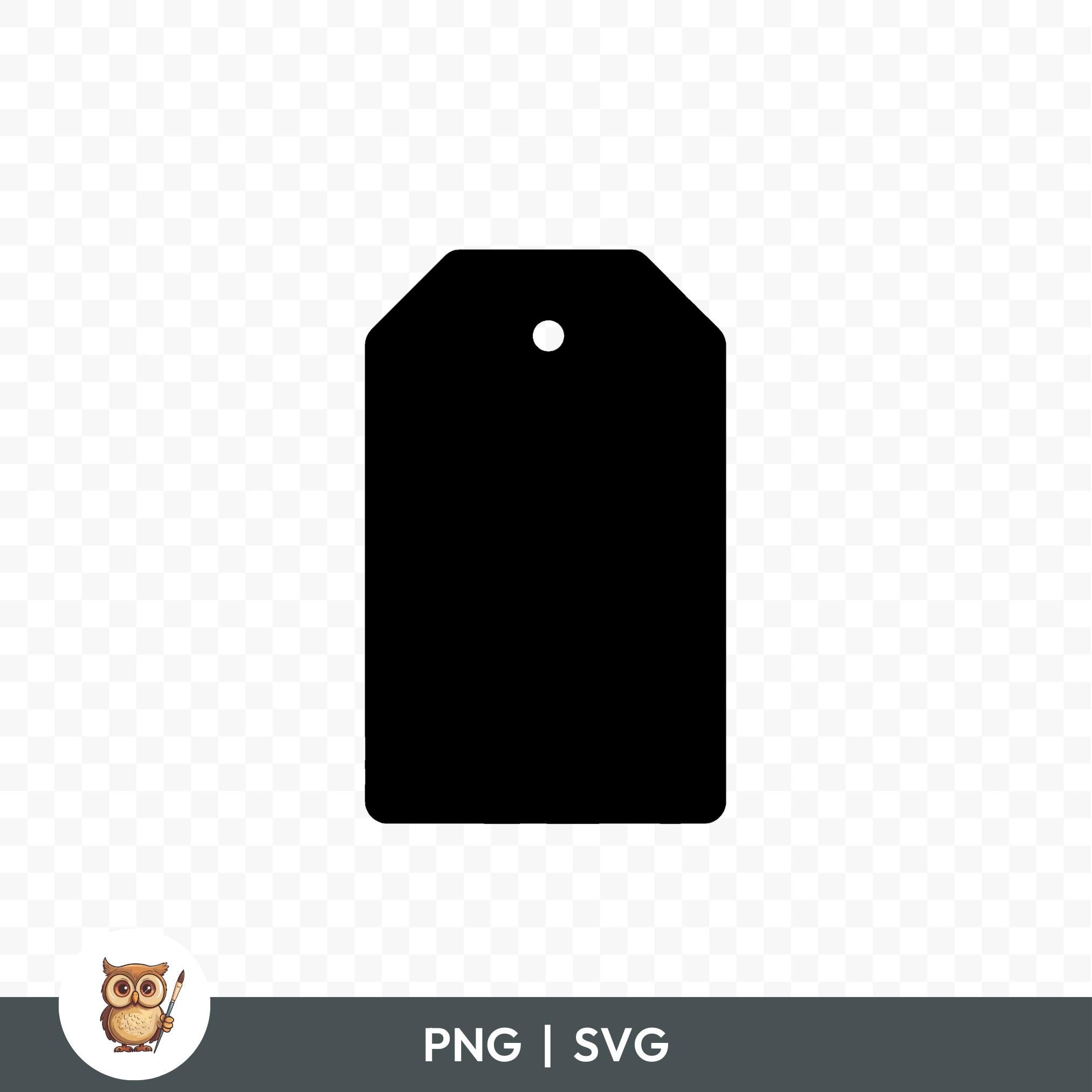 Gift Tag Silhouette SVG Bundle, Gift Tag Clipart, 15 Gift Tag Cut Files ...