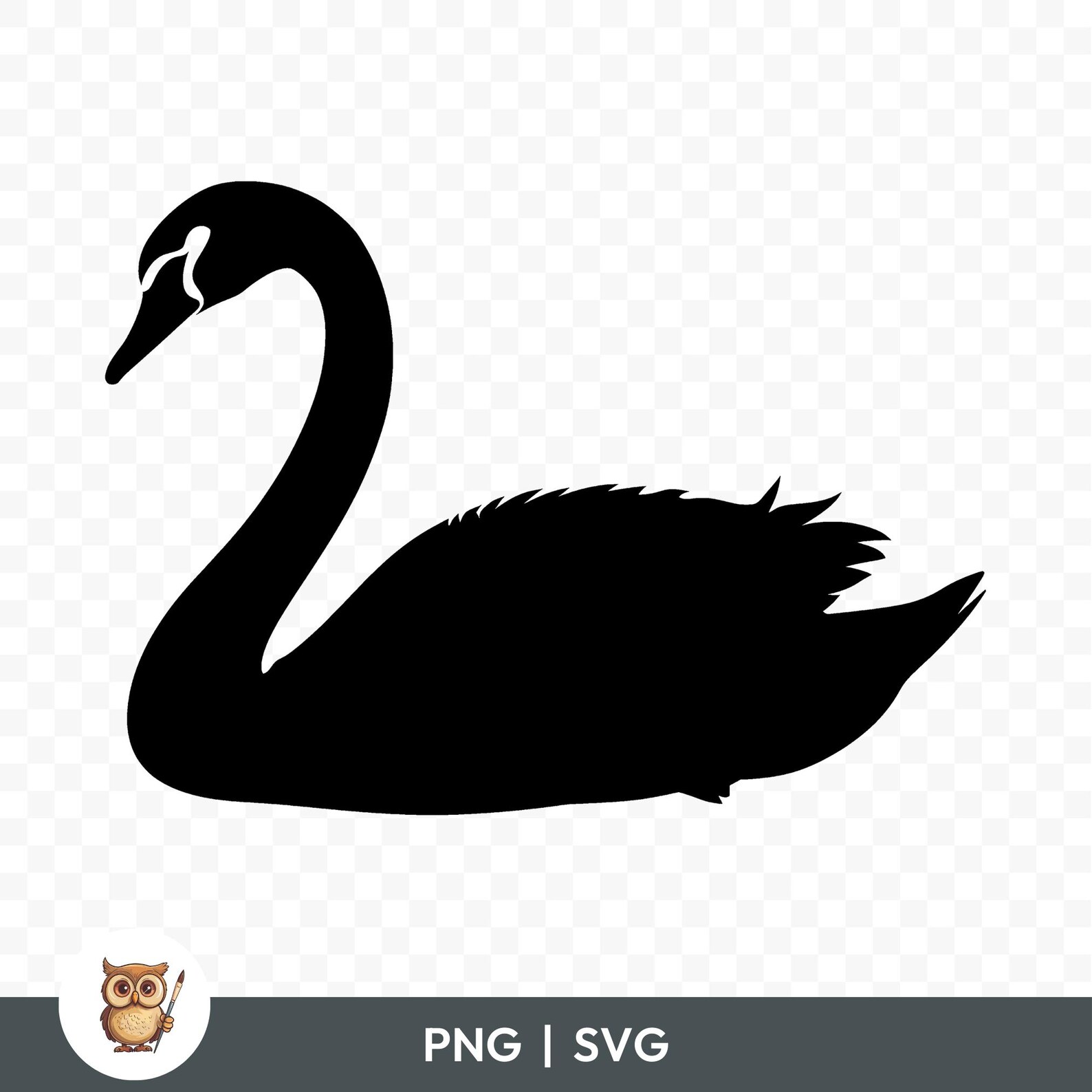 Swan Silhouette SVG Bundle, Swan Clipart, 15 Swan Cut Files for Cricut ...