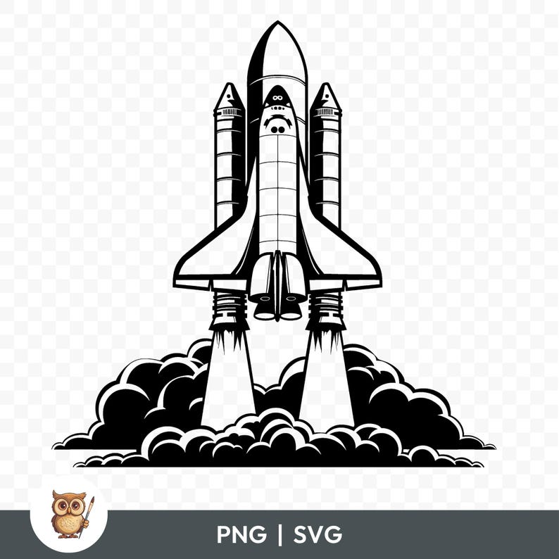 Space Shuttle SVG Bundle, Space Shuttle Clipart, 15 Space Shuttle Cut ...