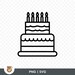 Birthday Cake SVG Bundle, Cake Clipart, 15 Birthday Cake Cut Files for ...