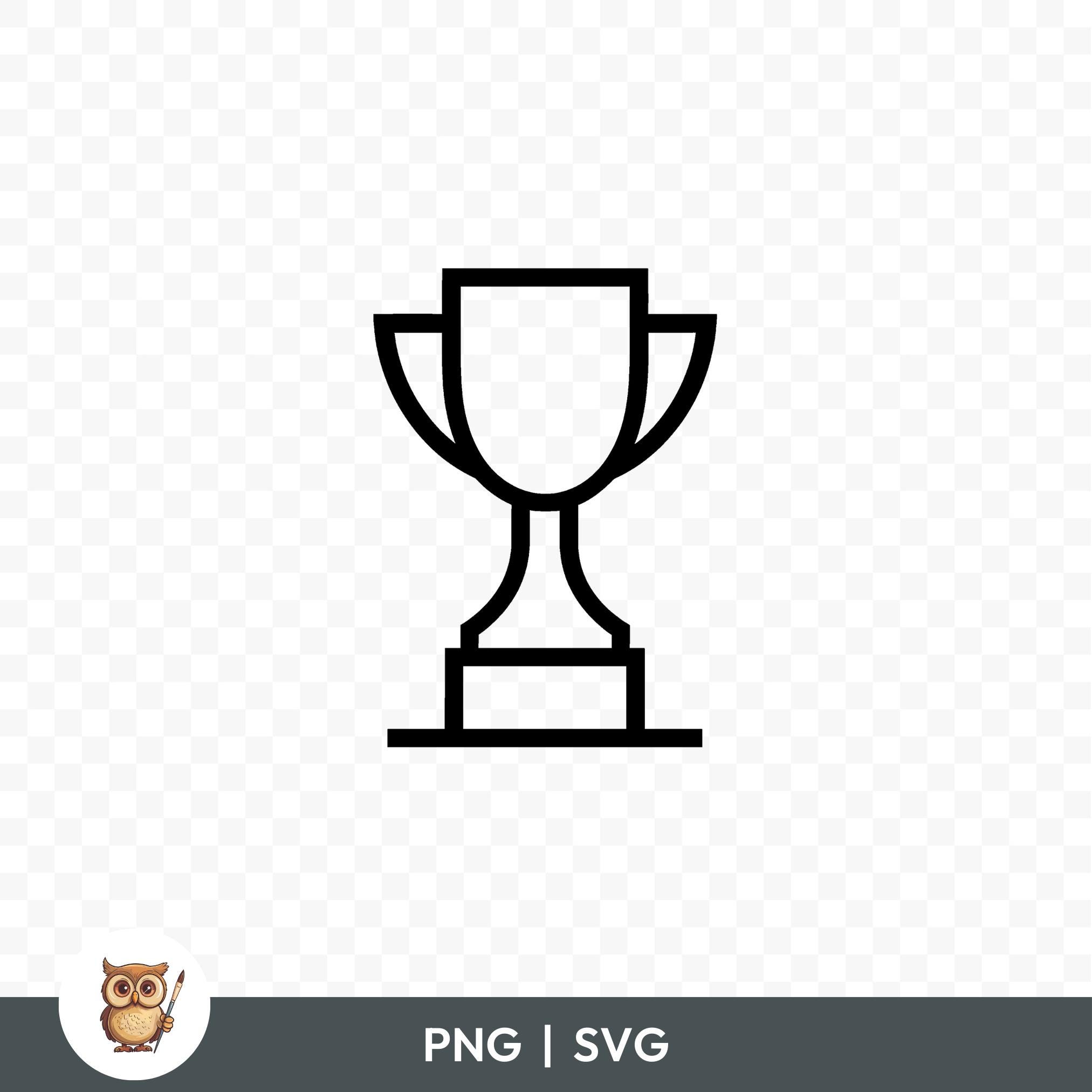 Trophy SVG Bundle, Simple Trophy Clipart, 15 Trophy Cut Files for ...