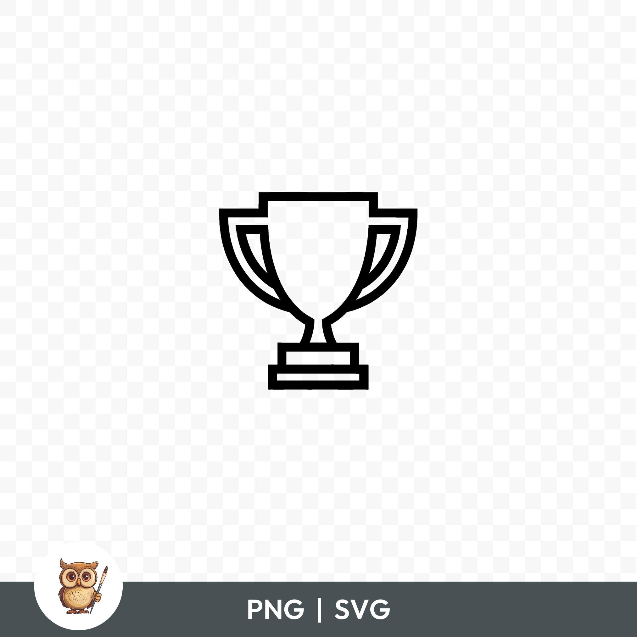 Trophy SVG Bundle, Simple Trophy Clipart, 15 Trophy Cut Files for ...