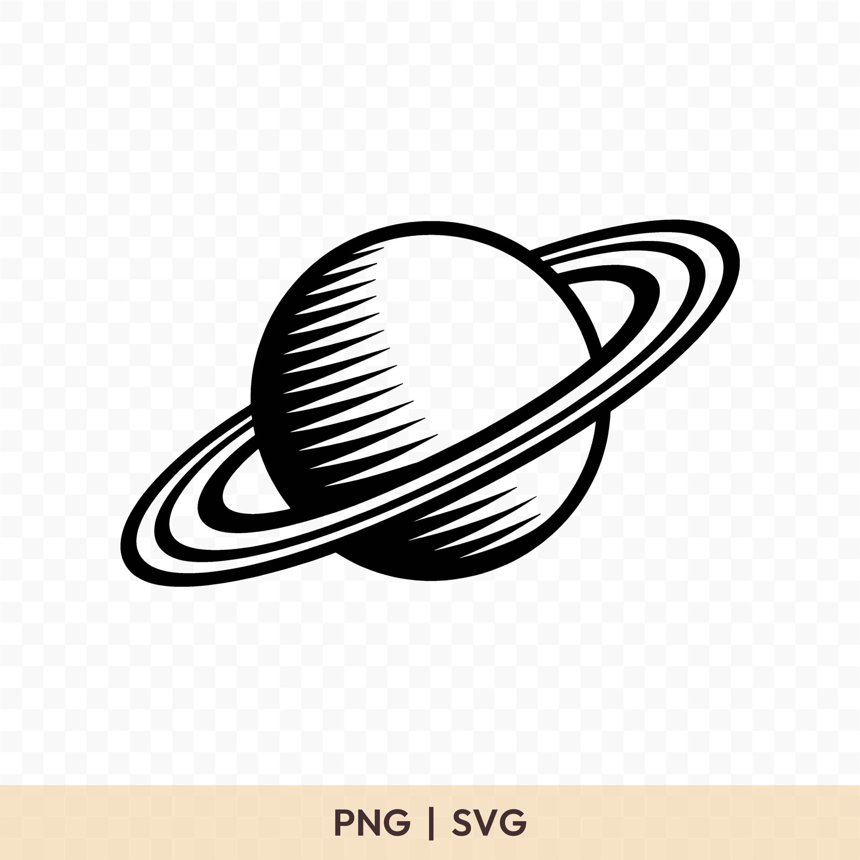 Planet SVG: Saturn Cut File, Saturn PNG, Planet With Rings SVG, Saturn ...