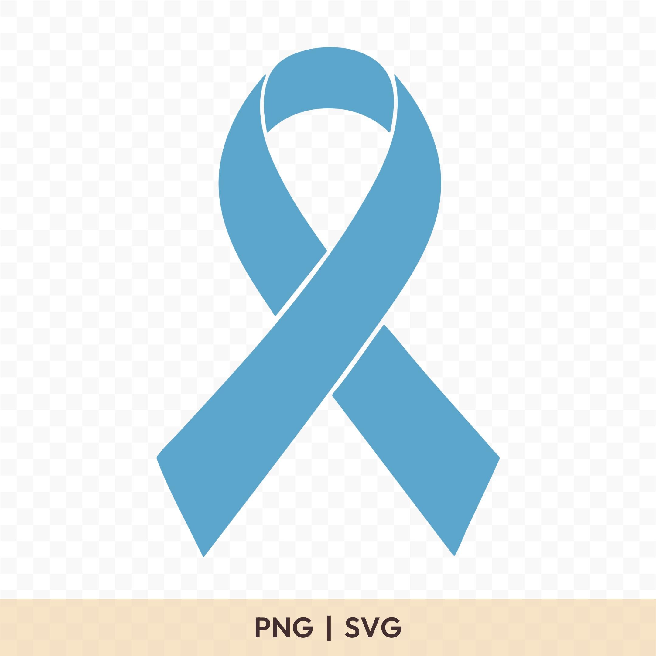 Prostate Cancer Awareness Ribbon SVG: Prostate Cancer Cut File ...