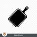 Chopping Board Silhouette SVG Bundle, Chopping Board Clipart, 15 ...