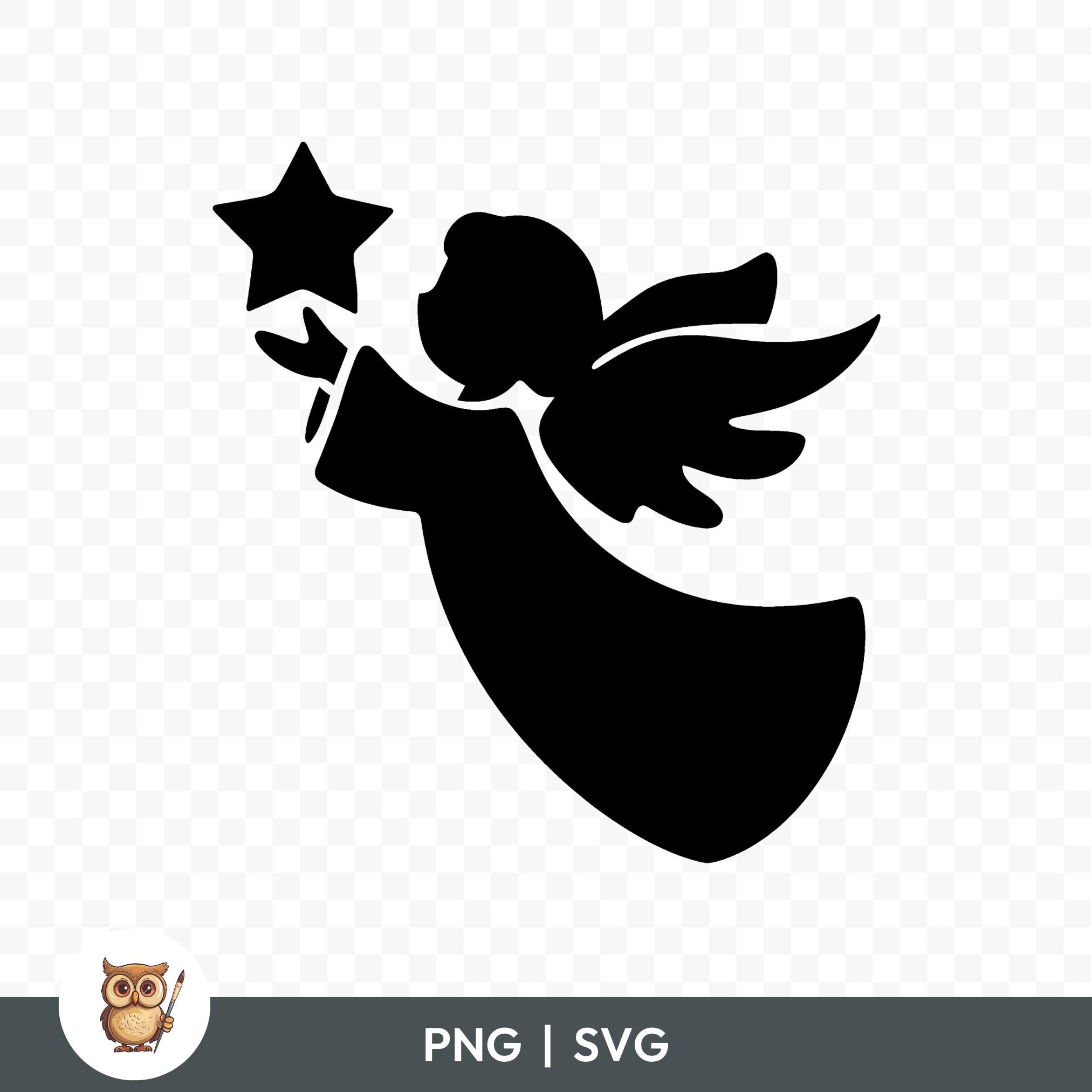 Angel Silhouette SVG Bundle, Angel Clipart, 15 Angel Cut Files for ...