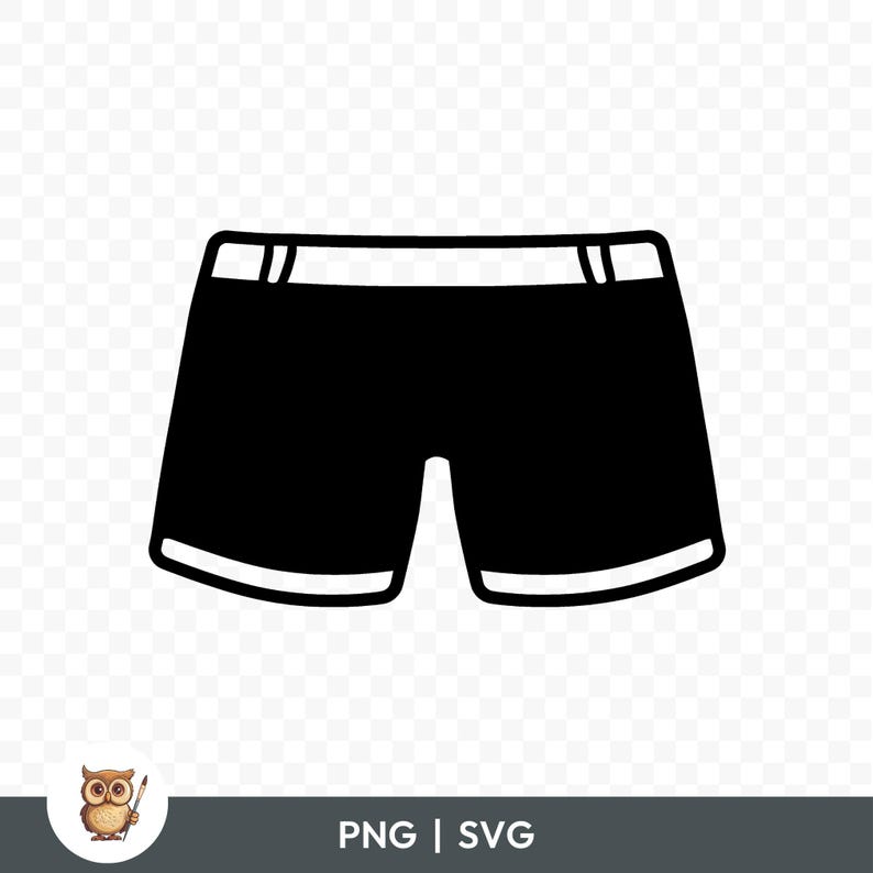 Shorts SVG Bundle, Shorts Clipart, 15 Shorts Cut Files for Cricut, PNG ...