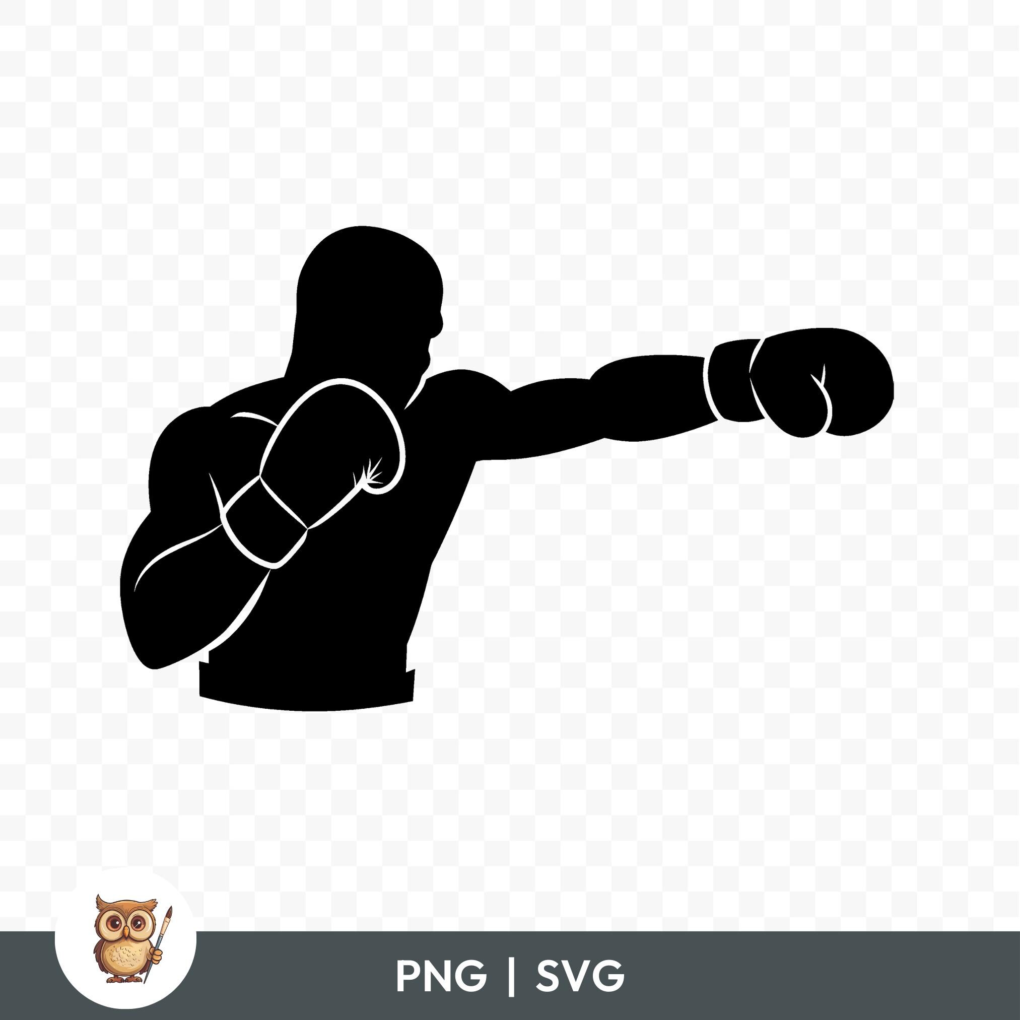 Boxer Silhouette SVG Bundle, Boxer Clipart, 15 Boxing Cut Files for ...