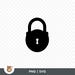 Padlock SVG Bundle, Padlock Clipart, 15 Lock Cut Files for Cricut, PNG ...