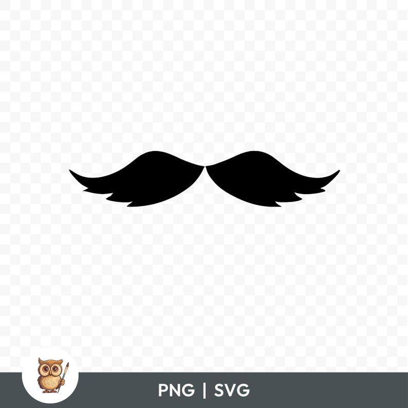 Moustache SVG Bundle, Moustache Clipart, 15 Moustache Cut Files for ...