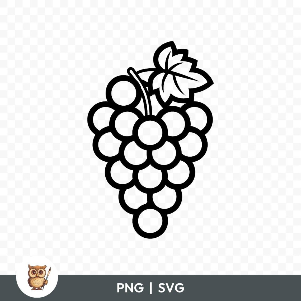 Bunch of Grapes SVG Bundle, Grapes Clipart, 15 Grapes Cut Files for ...