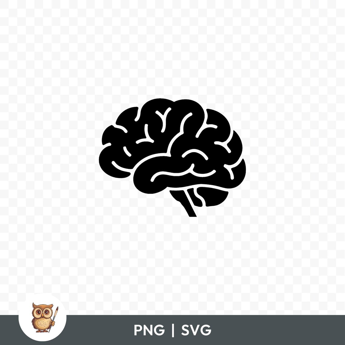 Brain Silhouette SVG Bundle, Brain Clipart, 15 Brain Cut Files for ...