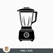Blender SVG Bundle, Blender Silhouette Clipart, 15 Food Blender Cut ...