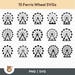 Ferris Wheel SVG Bundle, Ferris Wheel Clipart, 15 Ferris Wheel Cut ...