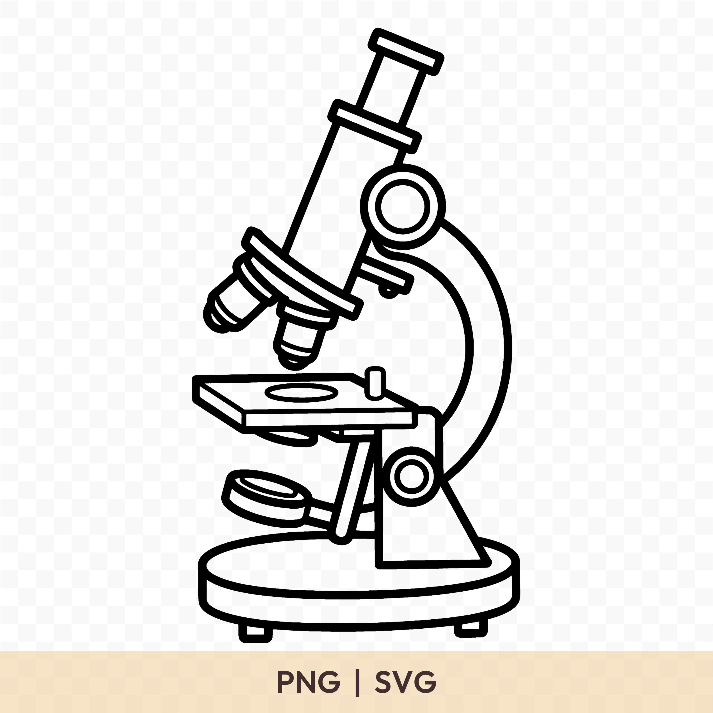 Microscope SVG: Microscope Cut File, Microscope PNG, Microscope ...