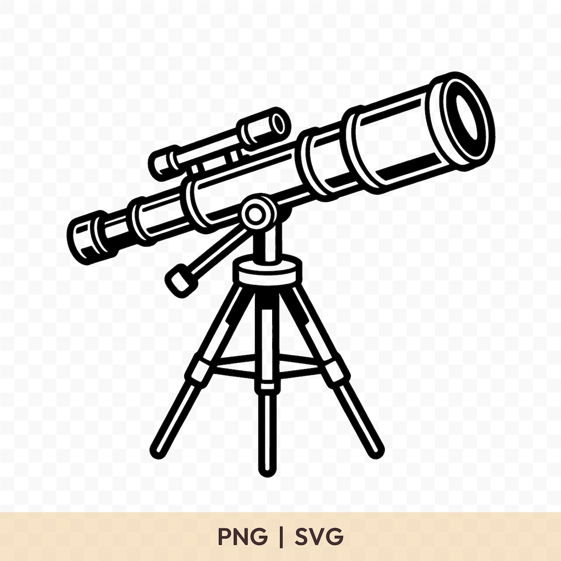 Telescope SVG: Telescope Cut File, Telescope PNG, Telescope Silhouette ...