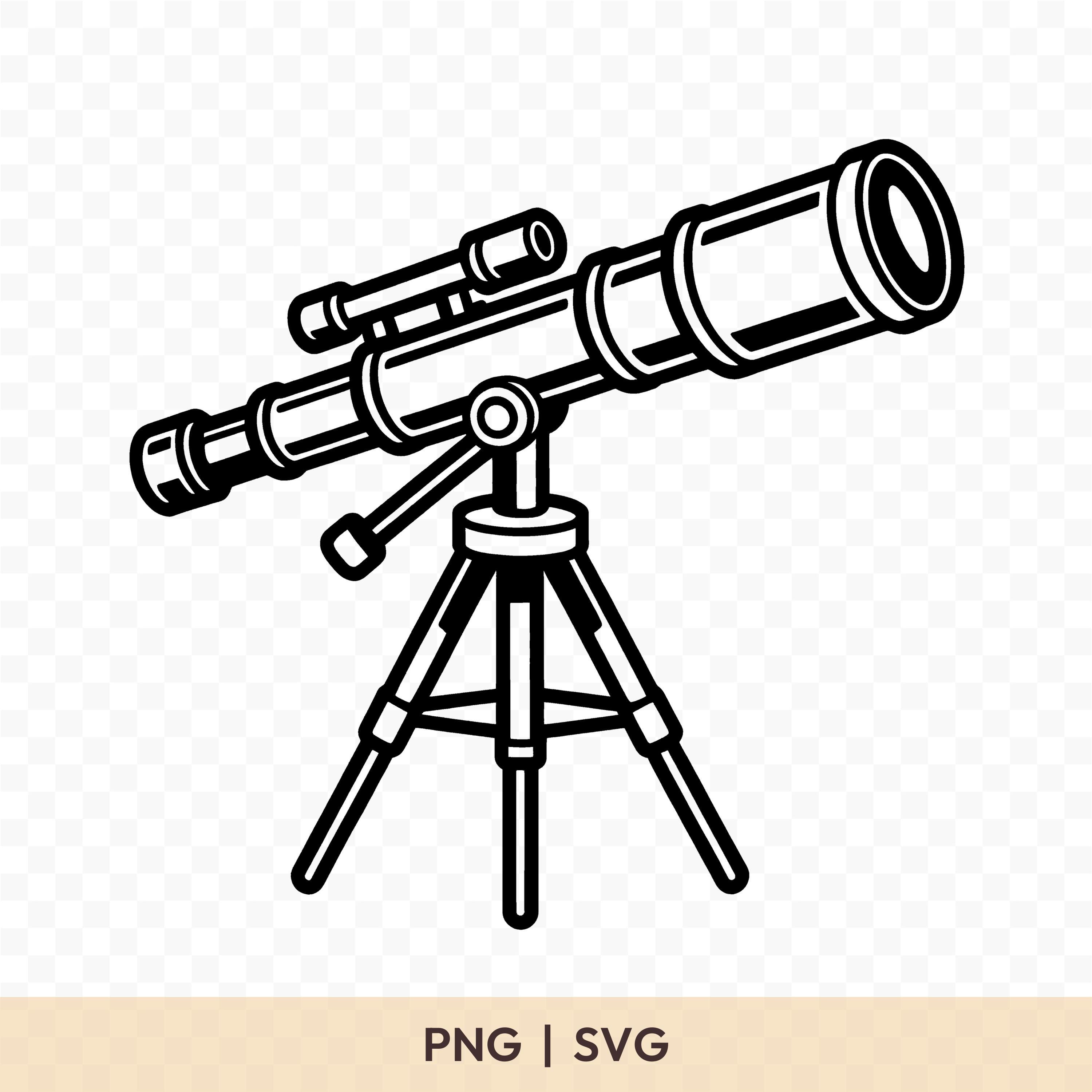 Telescope SVG: Telescope Cut File, Telescope PNG, Telescope Silhouette ...