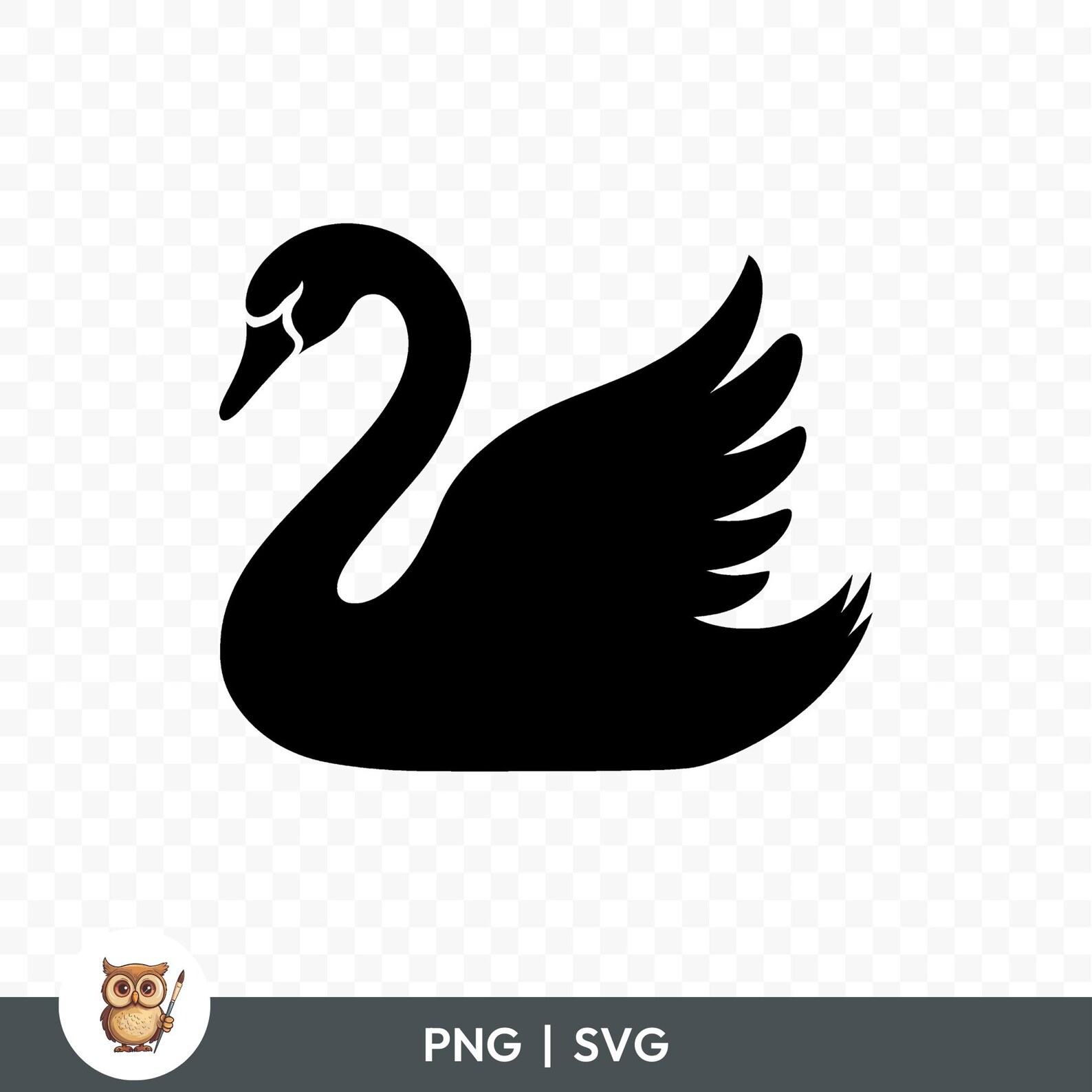 Swan Silhouette SVG Bundle, Swan Clipart, 15 Swan Cut Files for Cricut ...