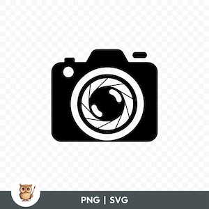 Camera Icon SVG Bundle, Camera Clipart, 15 Camera Cut Files for Cricut ...
