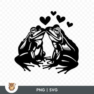 Frog Couple SVG Bundle, Frog Couple Clipart, 15 Frog Couple Files for ...