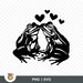 Frog Couple SVG Bundle, Frog Couple Clipart, 15 Frog Couple Files for ...