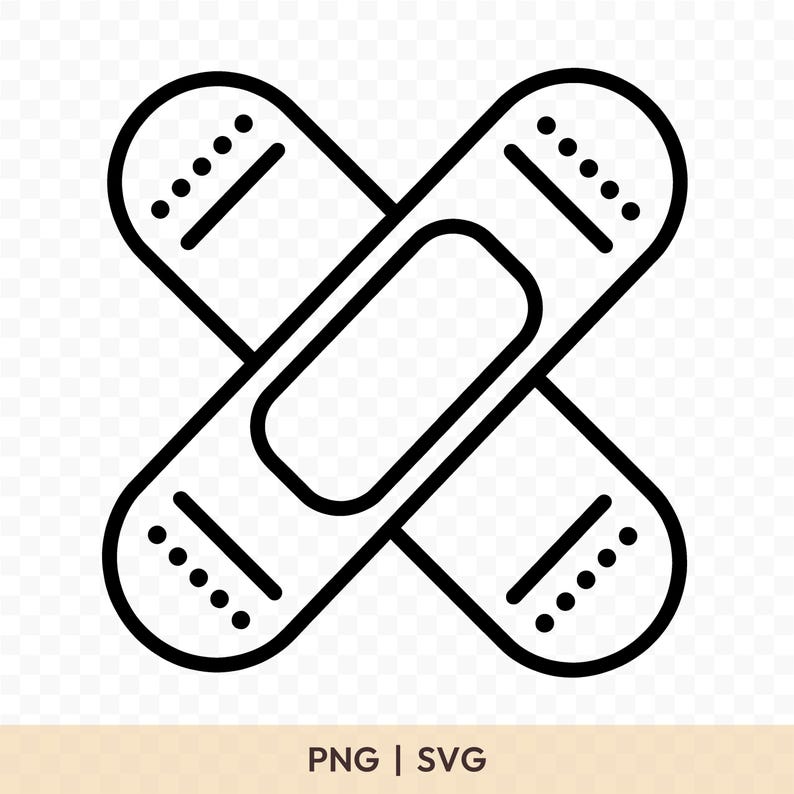 First Aid Bandage SVG: First Aid Cut File, Bandage PNG, First Aid ...