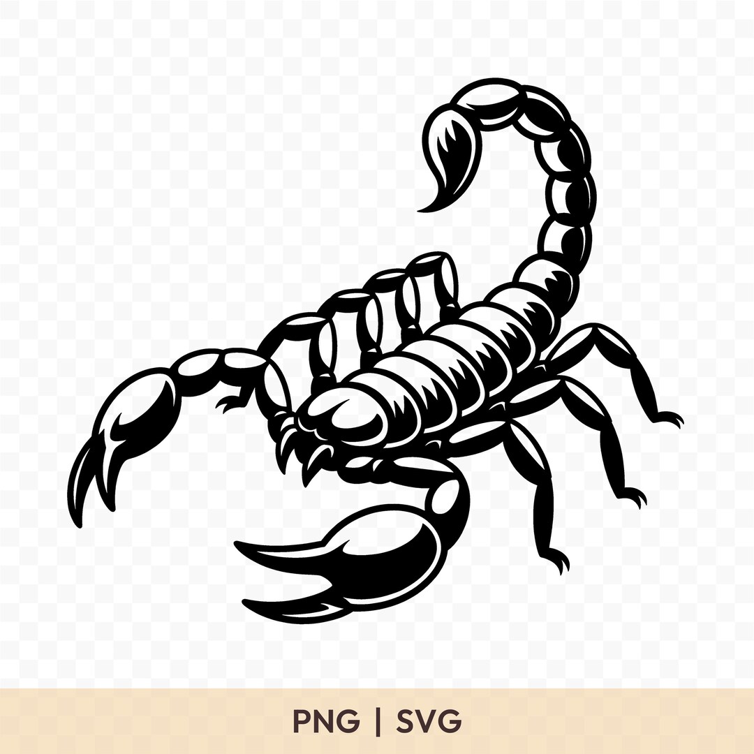 Scorpion SVG: Scorpion Cut File, Scorpion PNG, Scorpion Silhouette ...