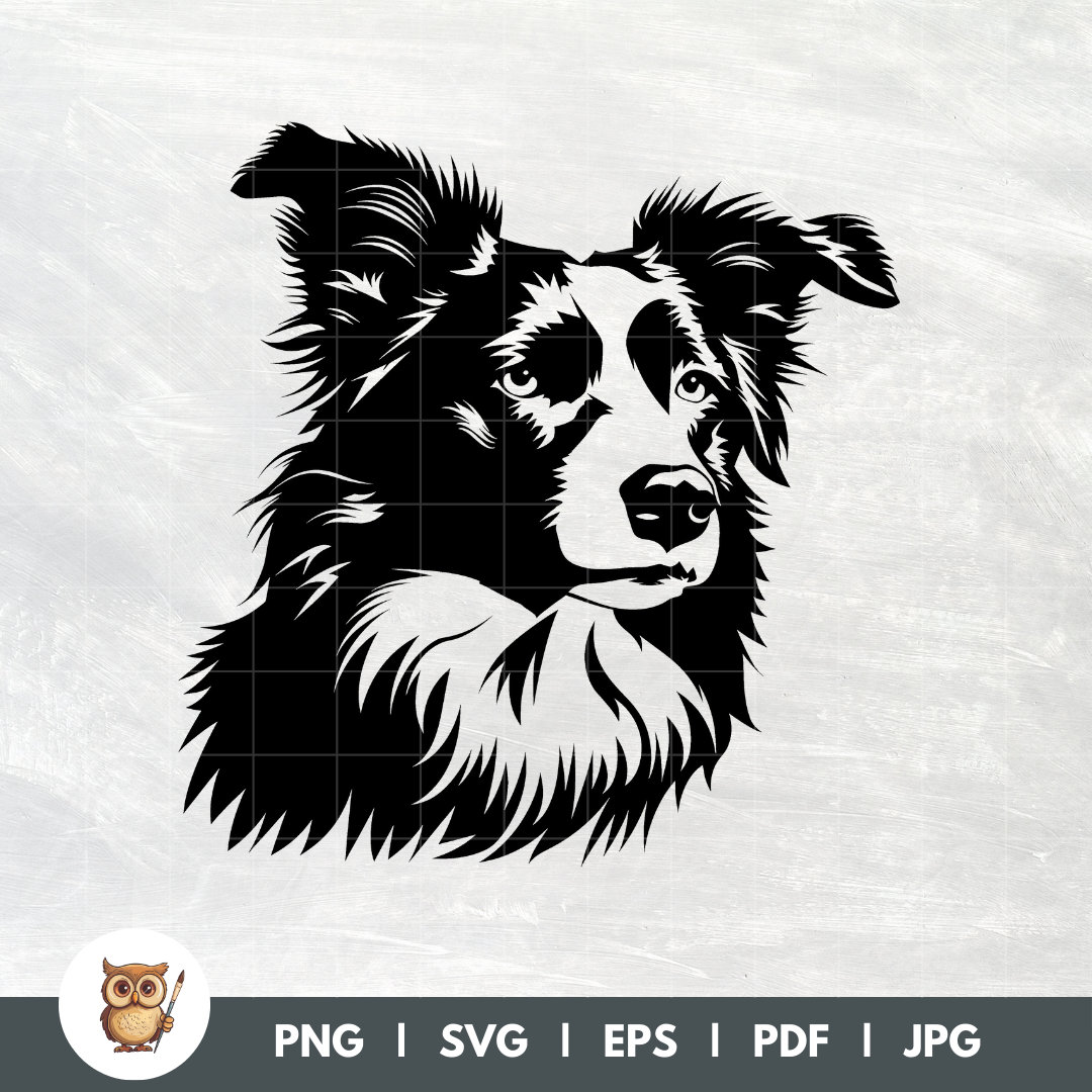 Cute Border Collie SVG Bundle, Vector, Pdf, Png, Jpg, SVG for Cricut - Etsy
