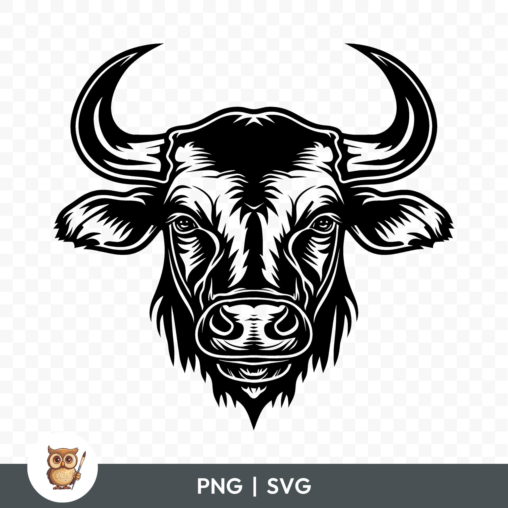 Bull Head SVG Bundle, Bull Head Clipart, 15 Bull Head Cut Files for ...
