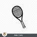 Tennis Racket SVG Bundle, Tennis Racket Clipart, 15 Tennis Racket Cut ...