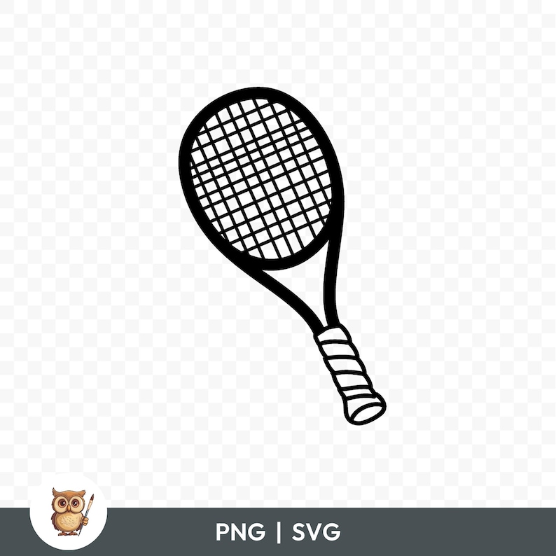 Tennis Racket SVG Bundle, Tennis Racket Clipart, 15 Tennis Racket Cut ...